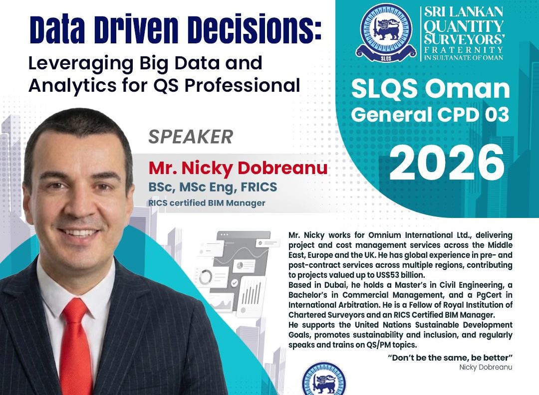 Data Driven Decisions: Big Data & Analytics for Quantity Surveyors ...